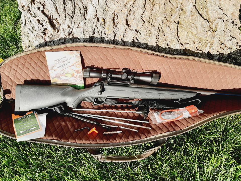 Remington 770 308 Winchester Bolt-Action Rifle w/3-9x40mm SCOPE/CASE/LOCK/CLEANING BRUSHES ...